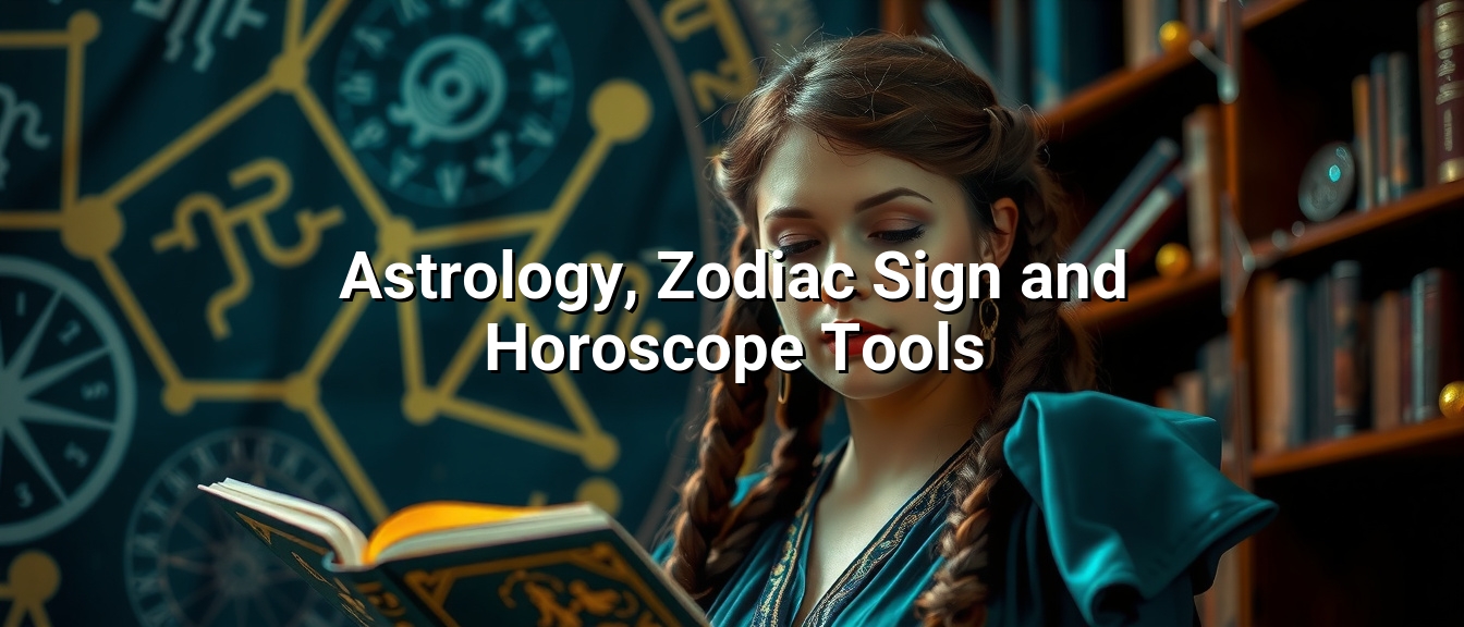 Astrology, Zodiac Sign and Horoscope Tools