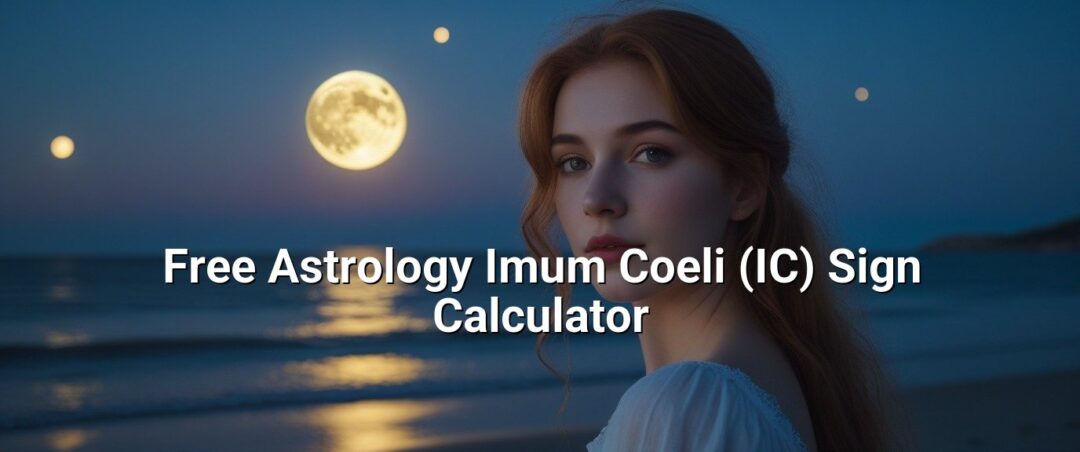 Free Imum Coeli Sign Calculator - Calculate Your Imum Coeli (IC)