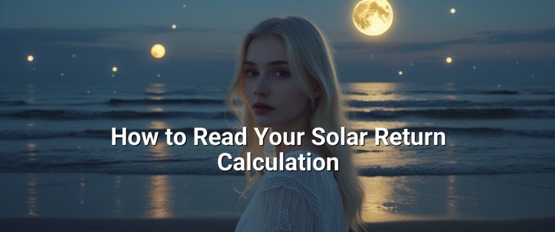 Free Solar Return Calculator - Find Your Solar Return Chart