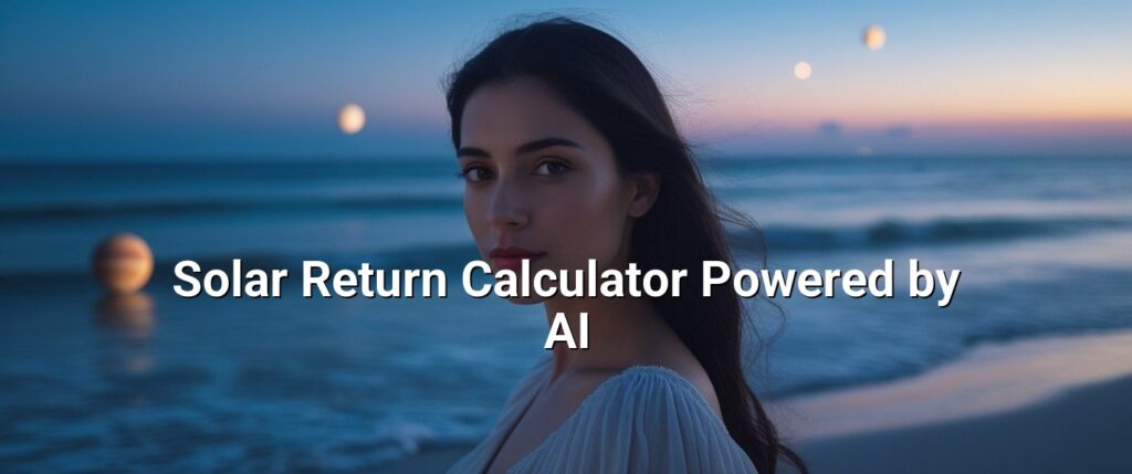 Free Solar Return Calculator - Find Your Solar Return Chart